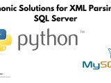 Pythonic Solutions For Xml Parsing In Sql Server